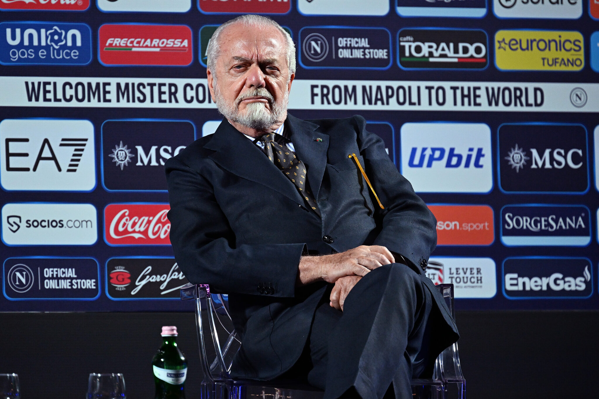Napoli, De Laurentiis: “Complimenti a Gabriele Gravina, nominato Primo Vice Presidente della Uefa!”